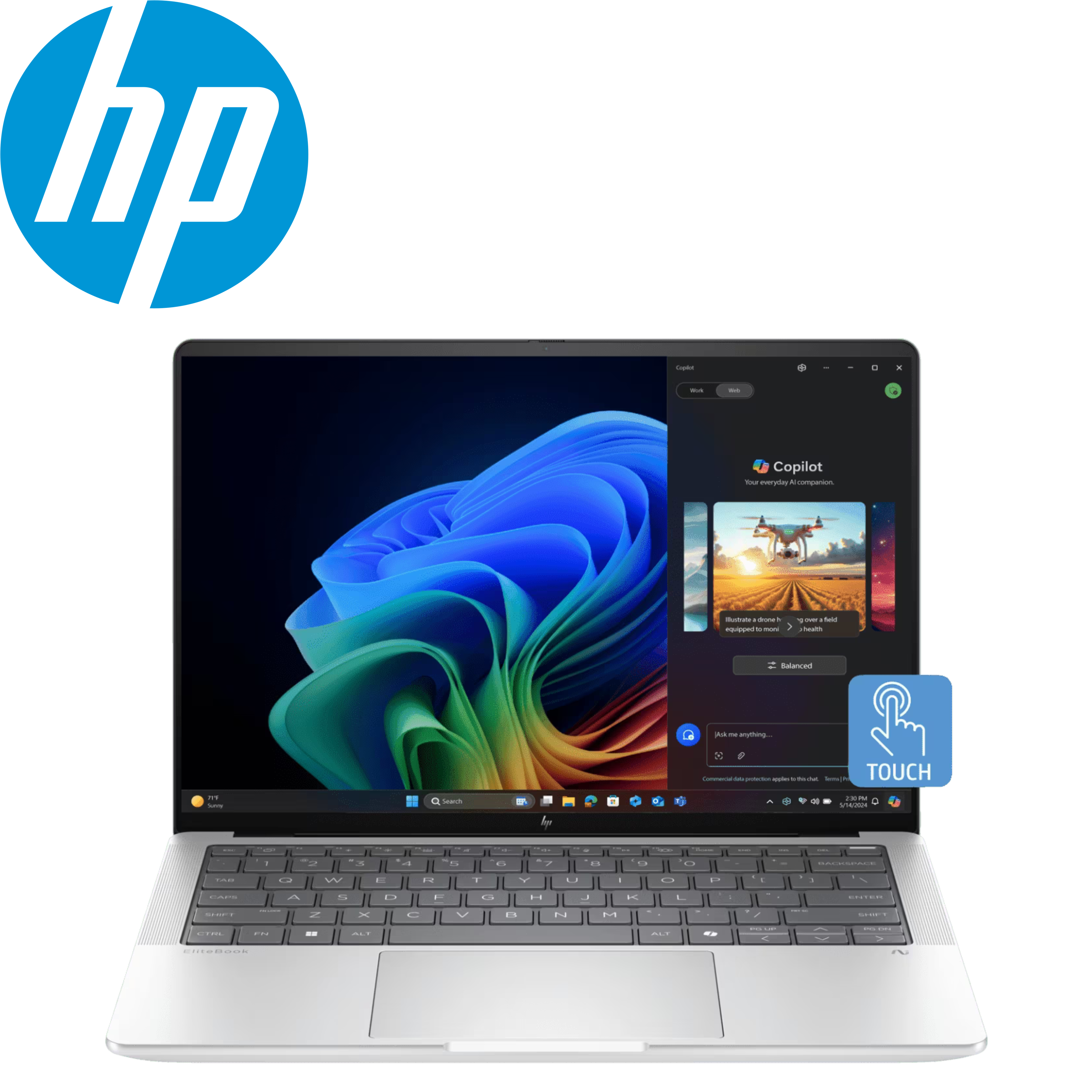HP EliteBook X G1a Next Gen AI PC 14 inch Ryzen AI 9 HX Pro 375 Bundle ...